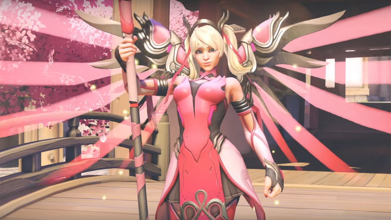 Overwatch: Mercy recebe skin rosa em campanha contra o câncer