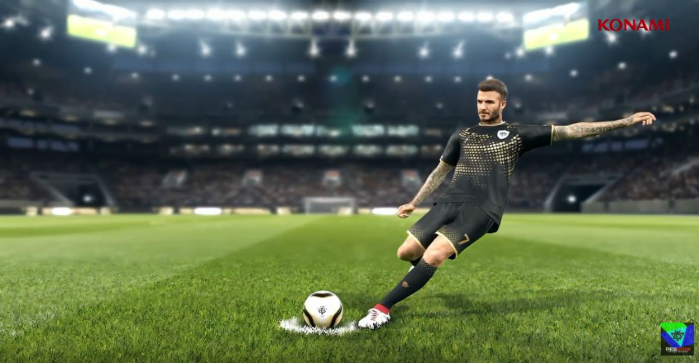 Movimentos de Beckham são destaque em novo vídeo do PES 2019
