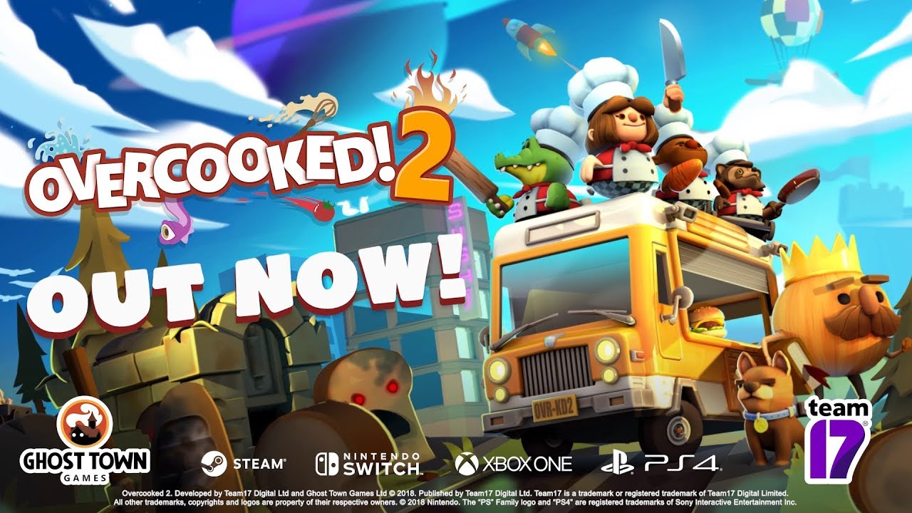 Overcooked 2 ganha trailer de lançamento; assista