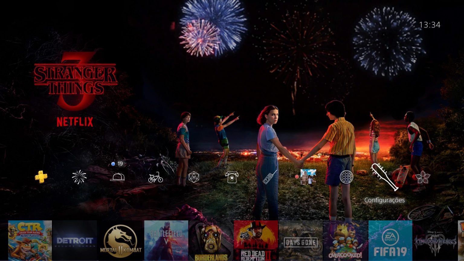 Sony disponibiliza tema gratuito de Stranger Things 3 na PS Store