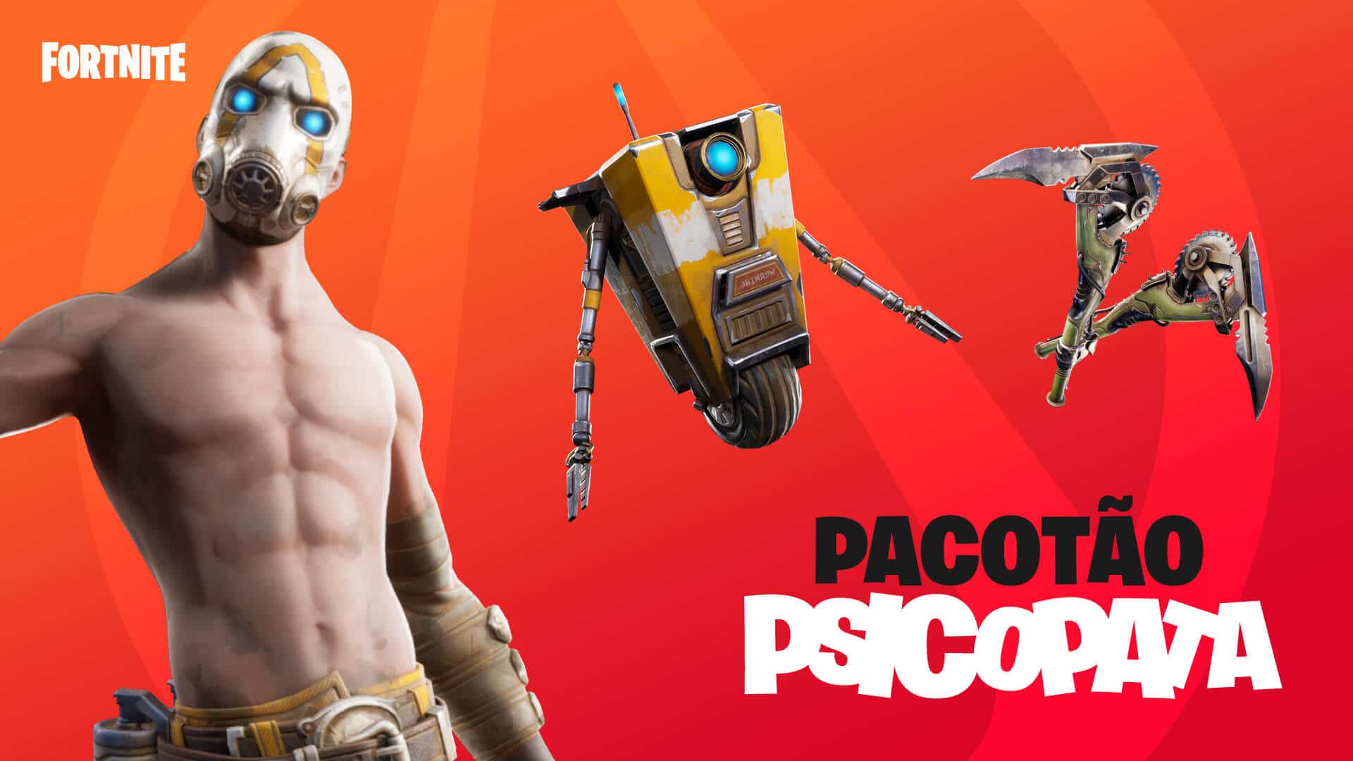 O caos no battle royale: Borderlands "invade" Fortnite