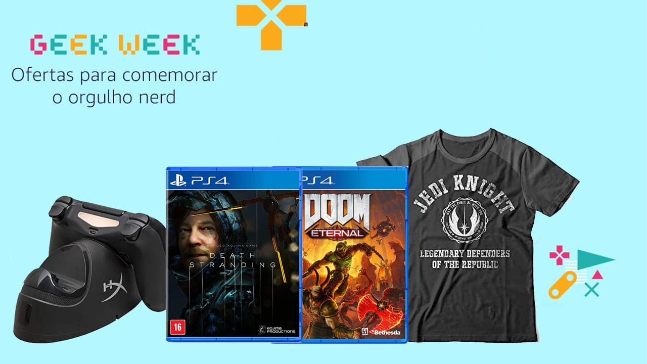 Geek Week: Amazon celebra semana com ótimas ofertas