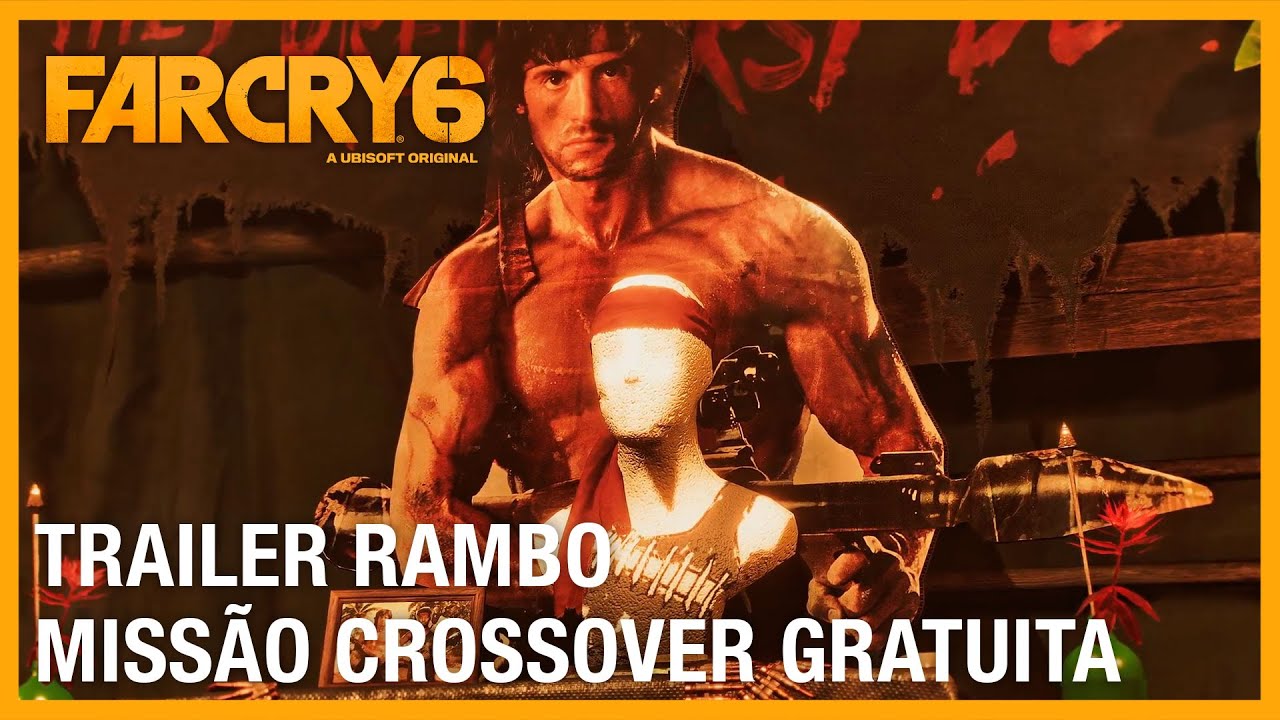 Rambo em Far Cry 6: Ubisoft revela novo crossover