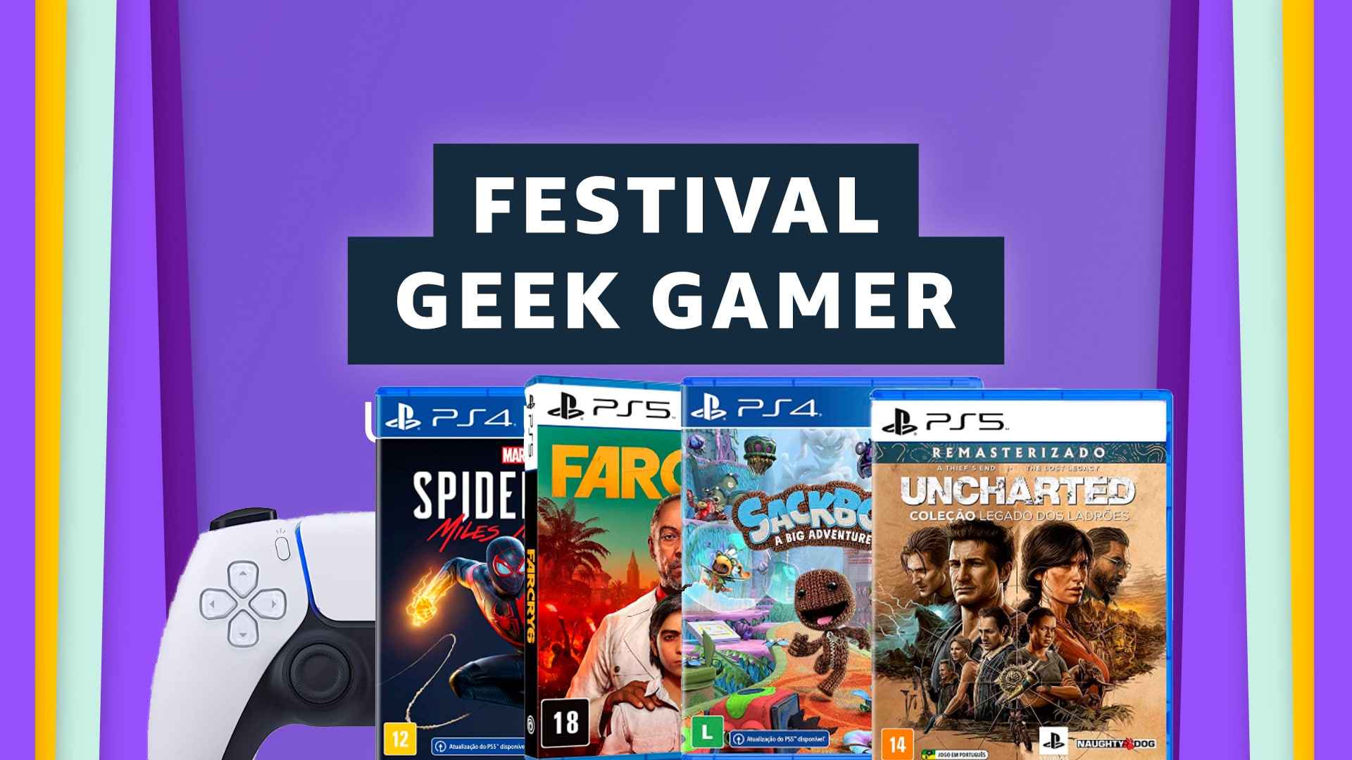 Os melhores descontos em games do Festival Geek Gamer
