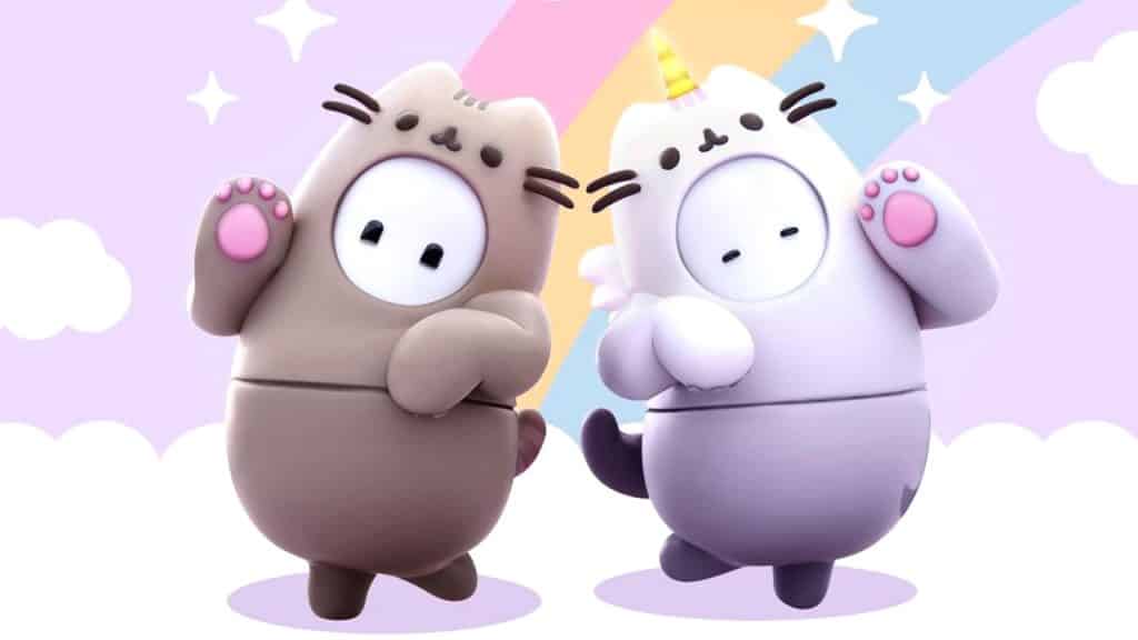 Fall Guys terá crossover com duas skins do gato Pusheen
