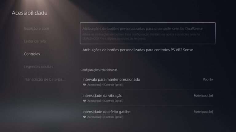 PlayStation VR2: como configurar os controles Sense
