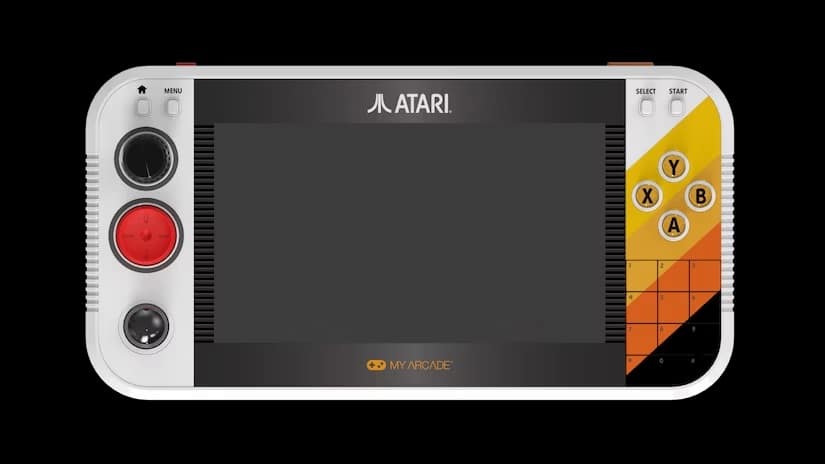 Novo portátil da MyArcade incorpora vários controles do Atari