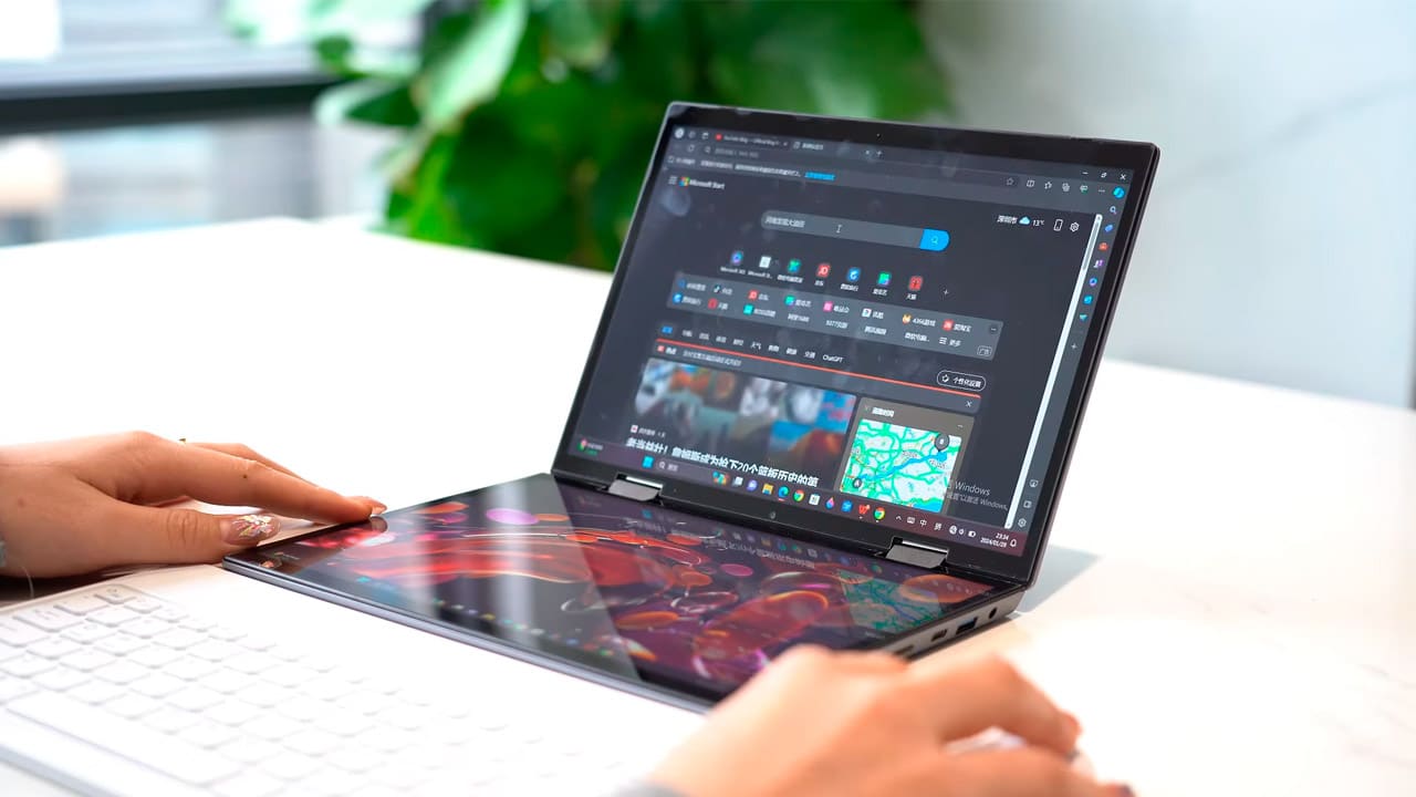Gathertech prepara notebook de duas telas com preço baixo