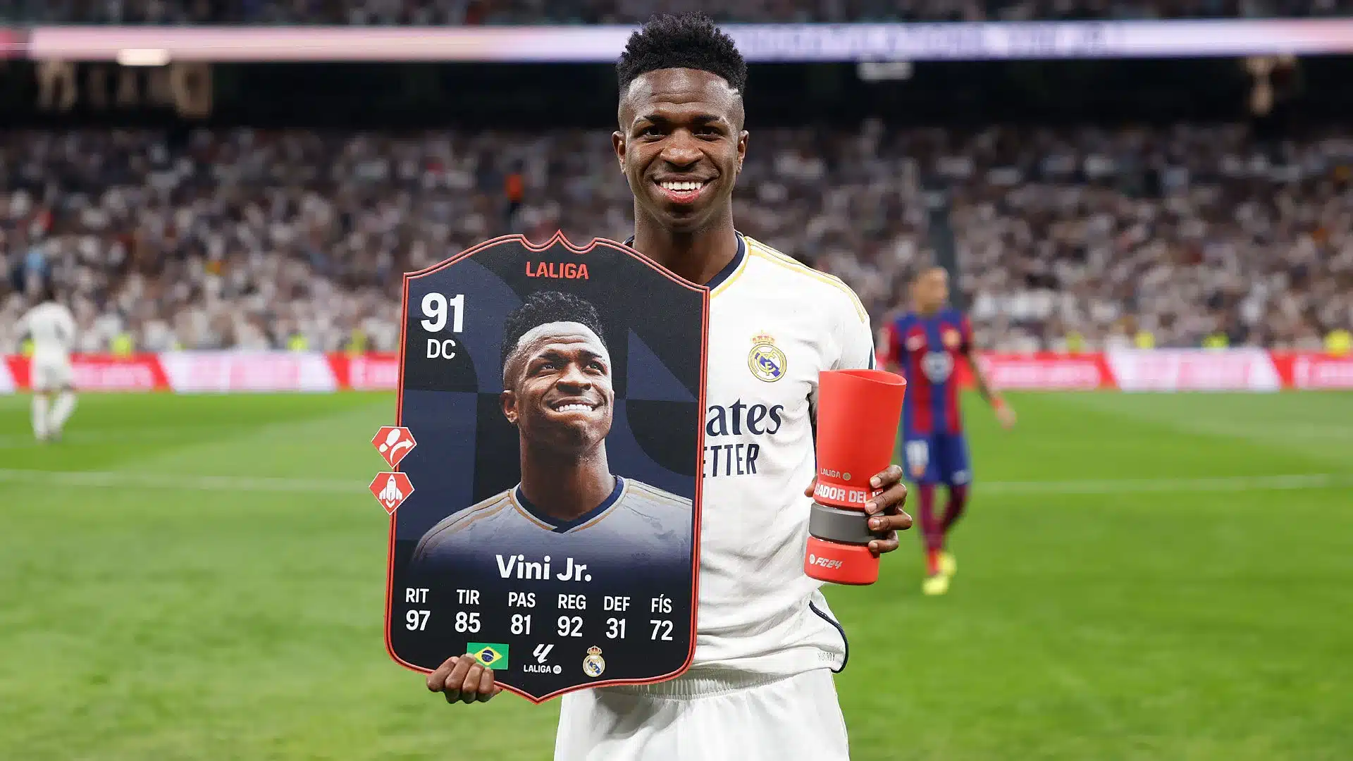 EA Sports FC 24: Vini Jr pode ser melhor de abril da LaLiga