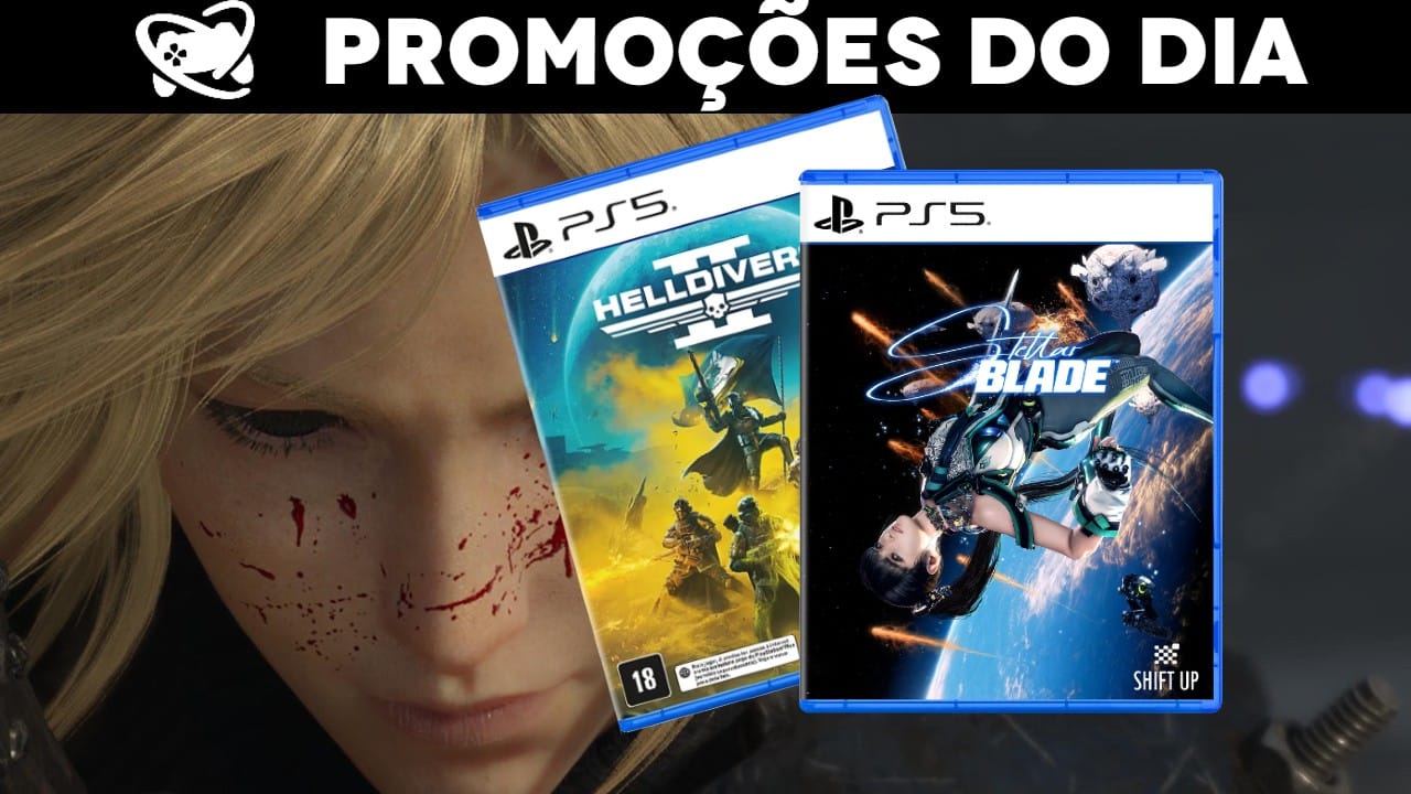Promoções do dia: Helldivers 2, Stellar Blade e mais ofertas