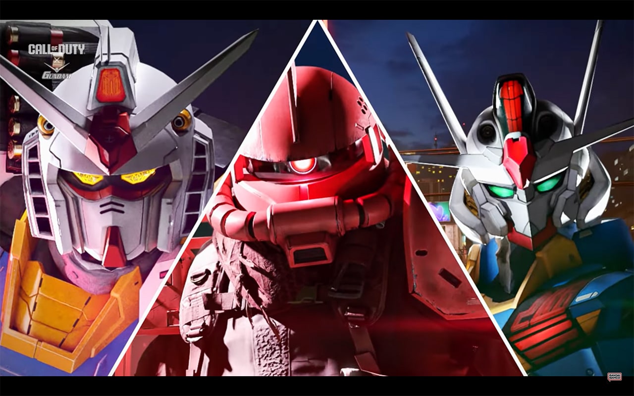 Call of Duty e Gundam: trailer mostra skins da colaboração