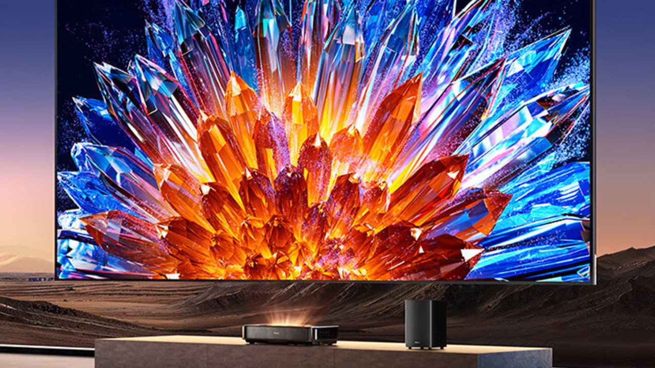 Projetor a laser Starlight S1 Pro da Hisense tem até 100"