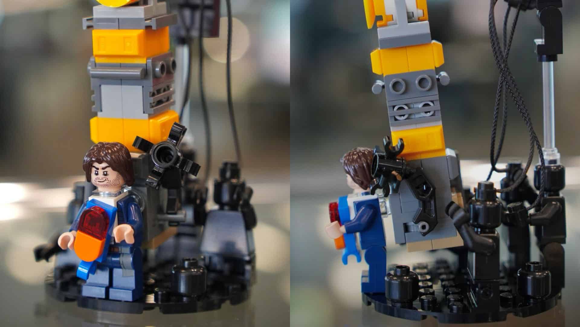 Kojima mostra LEGO de Death Stranding "direto da fábrica"