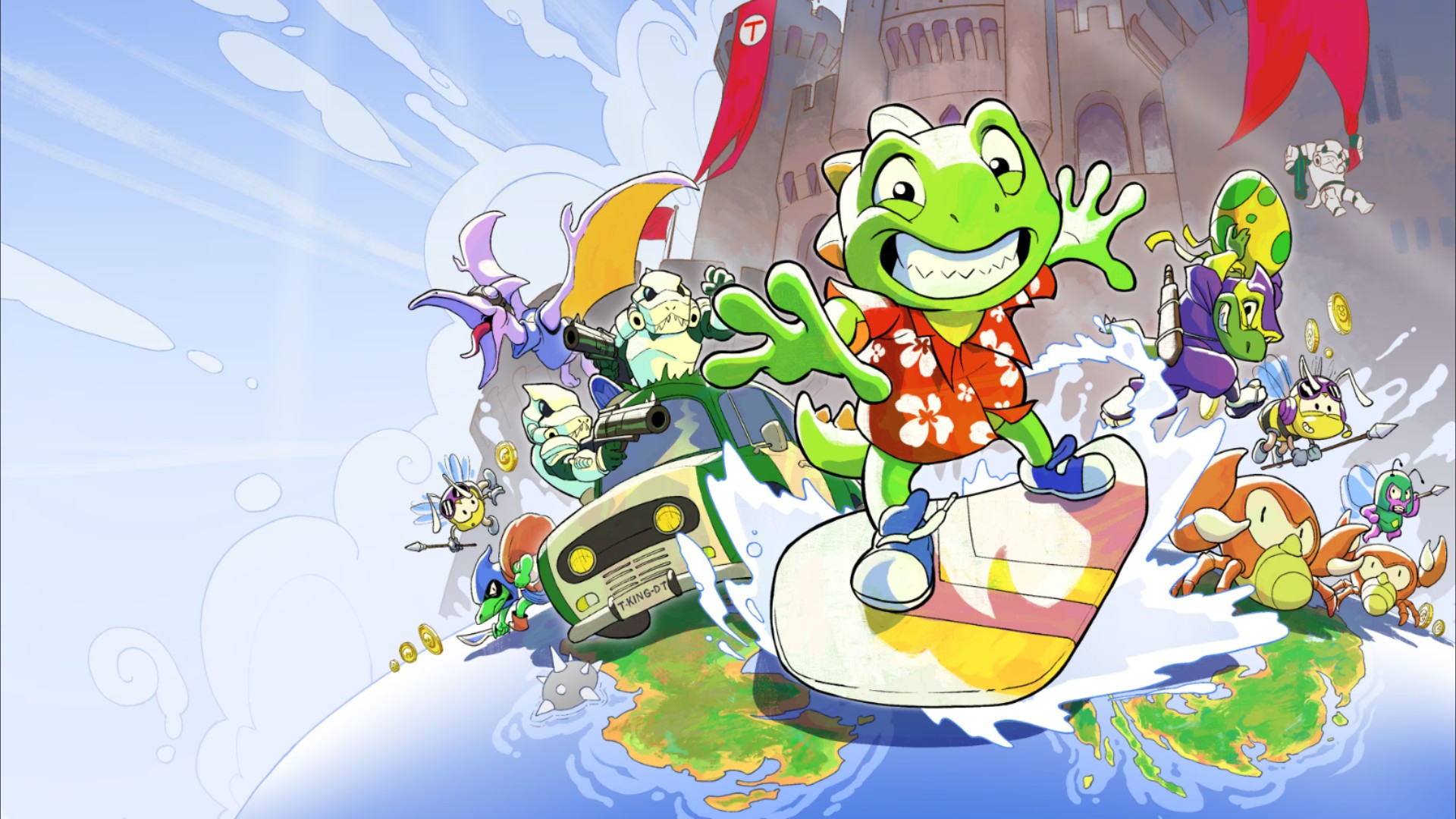 Jogo de plataformas estilo retrô, Dinopunk: The Cacops Adventure chega ...