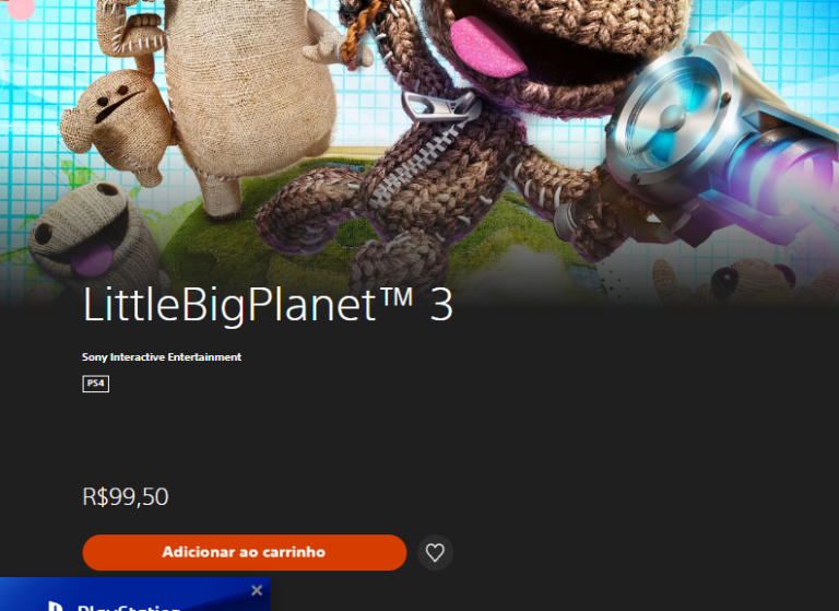 LittleBigPlanet 3 será removido da PS Store no dia 31 de outubro