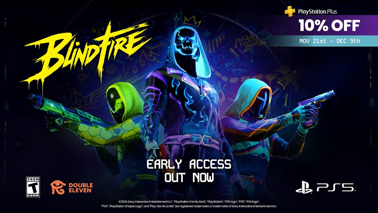 Jogo de tiro "no escuro", Blindfire chega ao PS5 em early access
