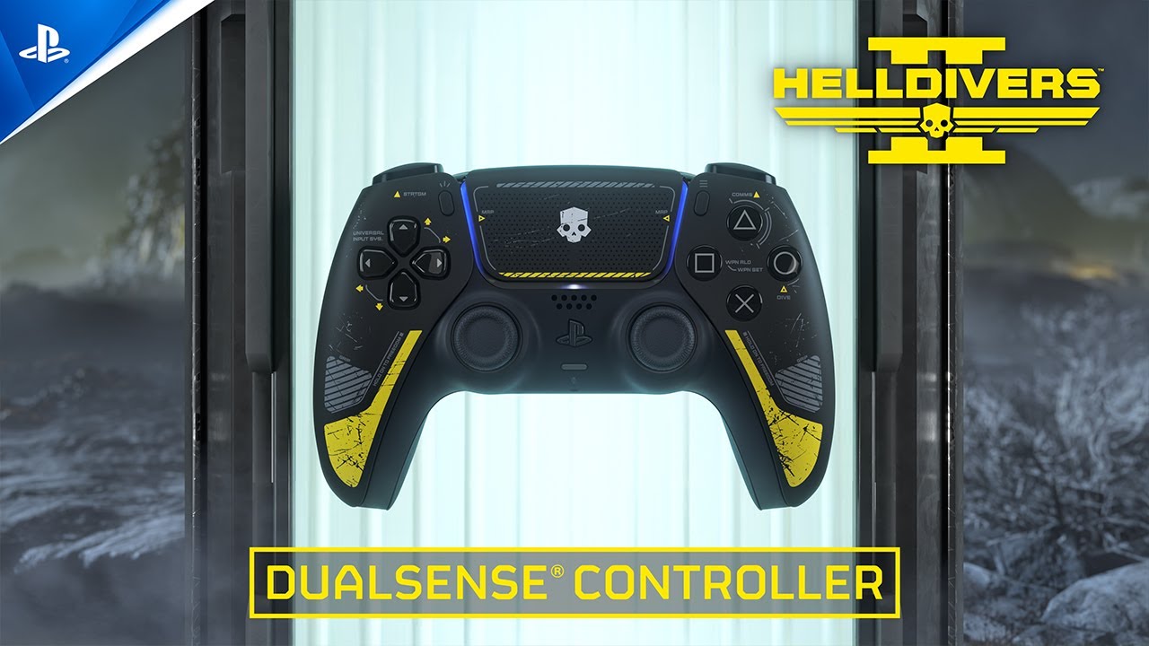 Será que vem pro Brasil? DualSense de Helldivers 2 é revelado!