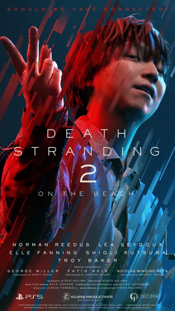 Hideo Kojima divulga clipe musical insano e novo cartaz de Death Stranding 2
