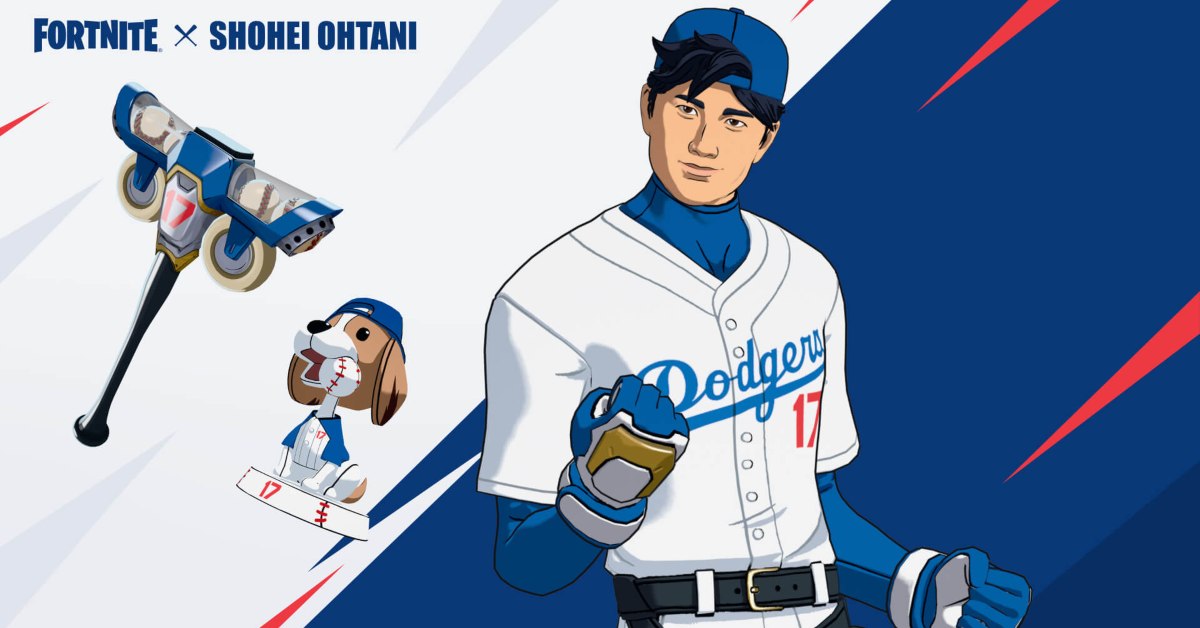 Skin de Shohei Ohtani, astro da MLB, chega ao Fortnite na próxima semana