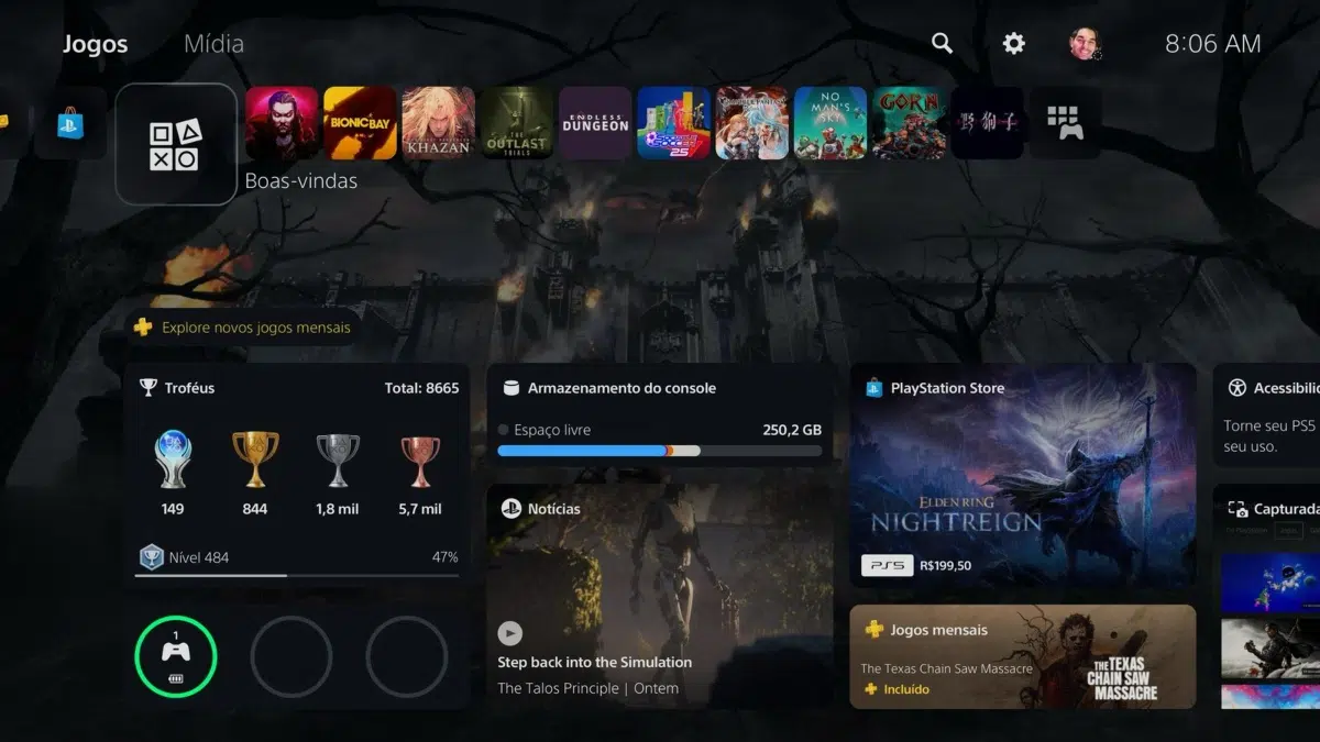 [Guia] Como acessar os novos fundos animados no PlayStation 5