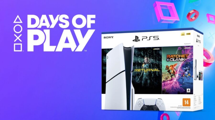 PS5 com leitor + 2 jogos está com desconto especial parcelando em até 12x SEM JUROS