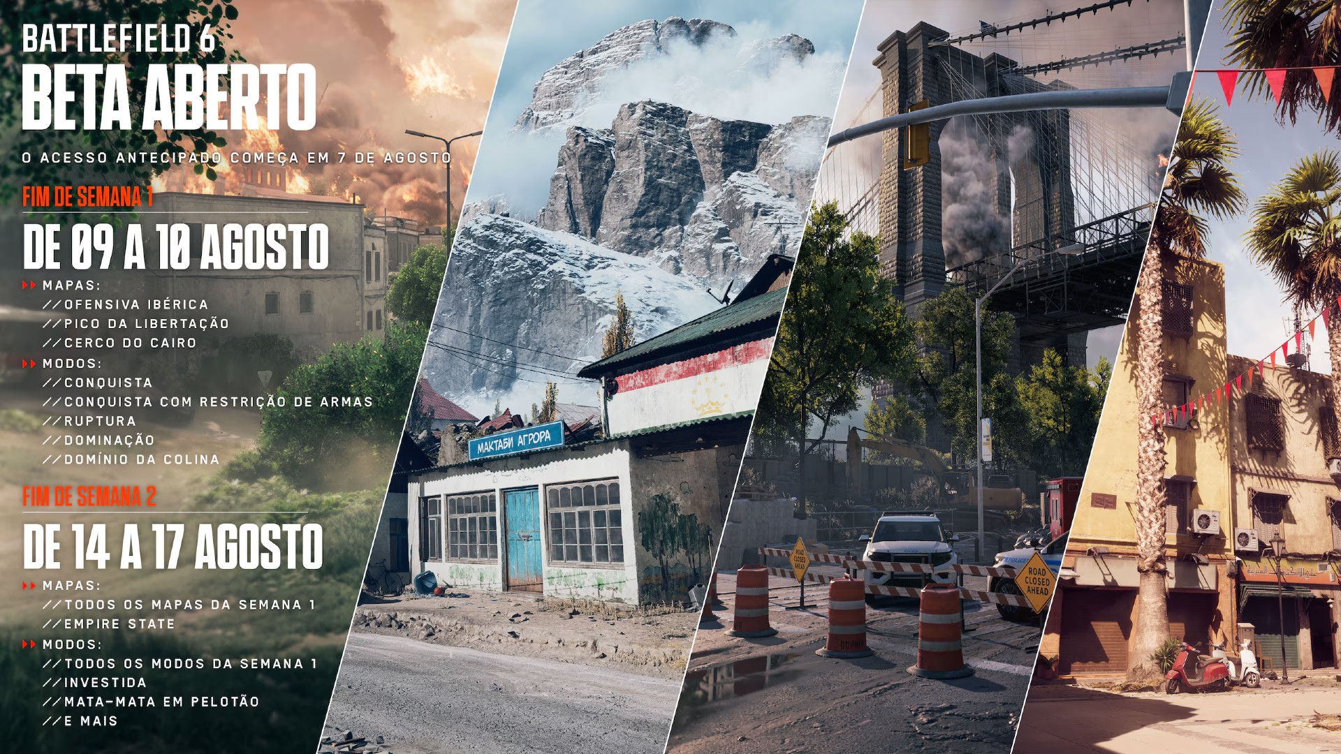 Tudo que você precisa saber sobre o beta aberto de Battlefield 6